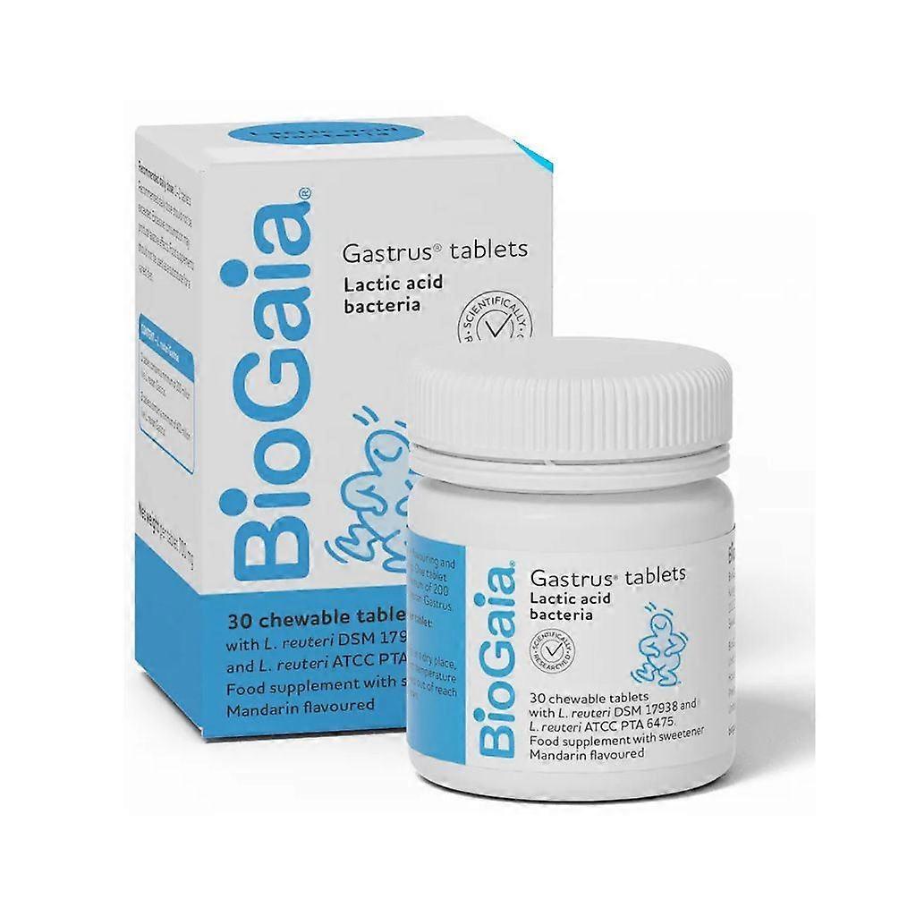 BioGaia Gastrus Probiotic Chewable Tabs 30 | Fruugo US
