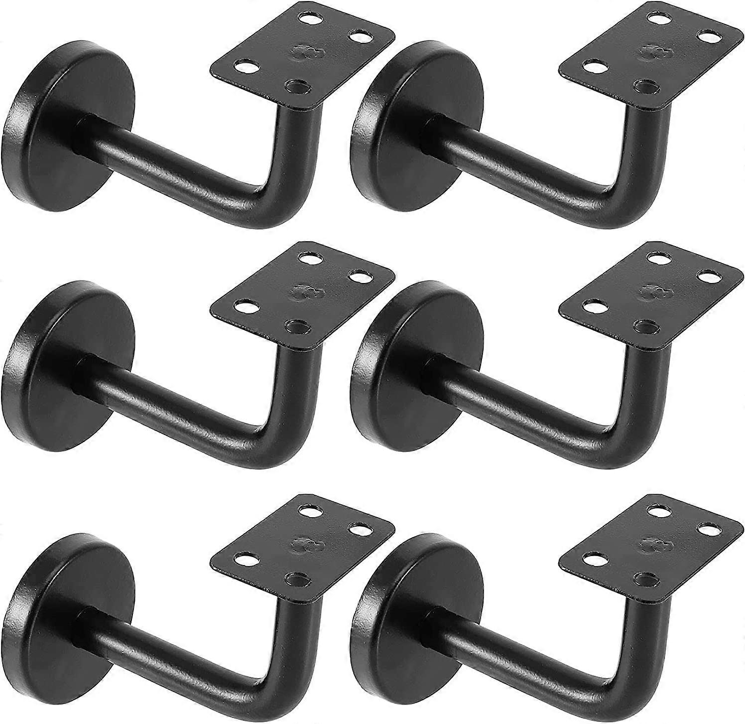 6 Pack Stainless Steel Handrail Brackets, Heavy Duty Wall Brackets with ...