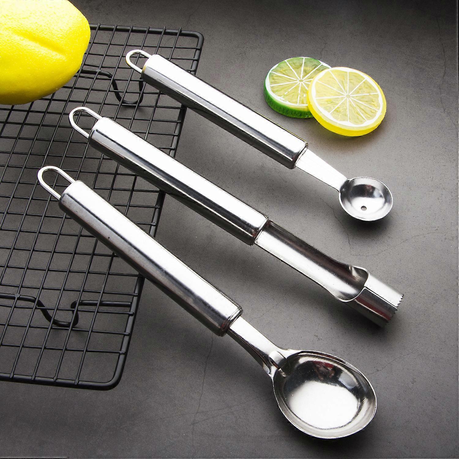 6 Piece Fruit Tool Set Melon Spoon, Apple Corer, Lemon Peeler, Carving ...