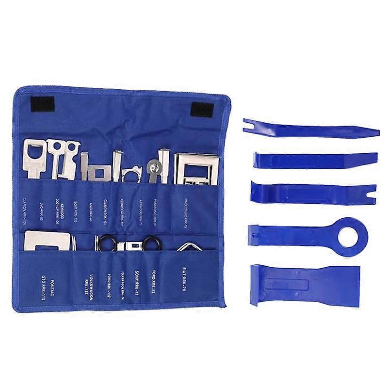 38Pc Radio Removal Tools Audio Navigation CD Player Stereo Release Door ...