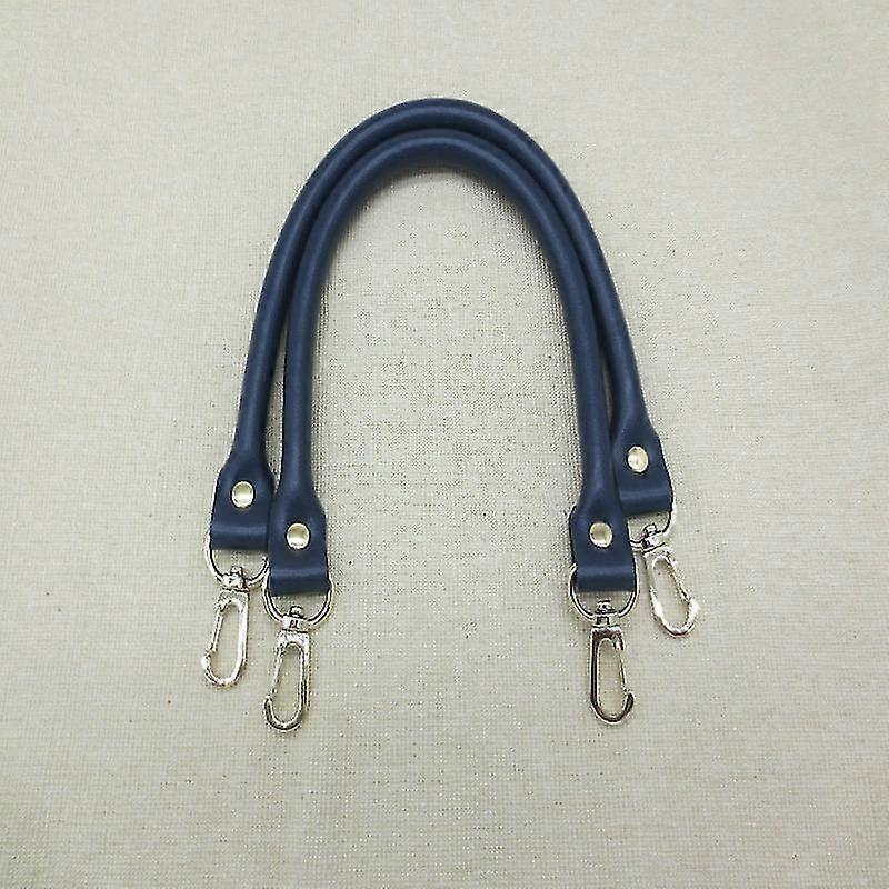 Leather Handbag Handle With Clasps Replacement Alloy Bag Strap Brown ...