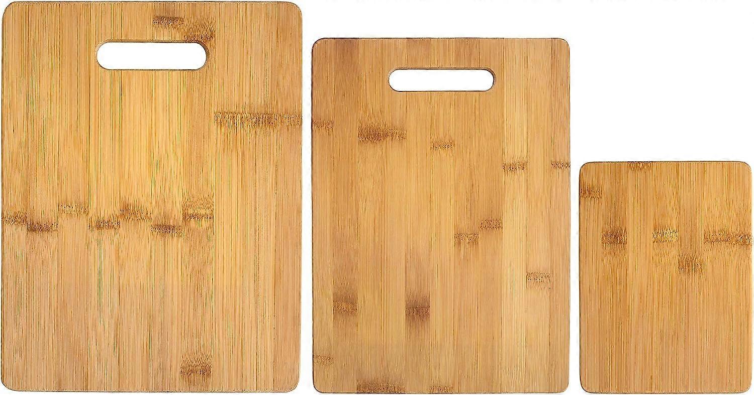 3 Piece Bamboo Cutting Board Set, 3 Different Sizes | Fruugo UK
