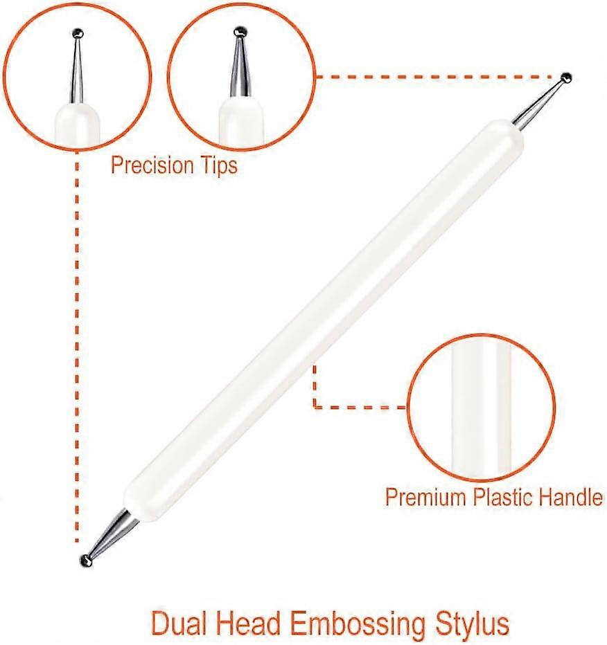 5 Pcs Embossing Stylus Set with Different Size Double End Tracing ...
