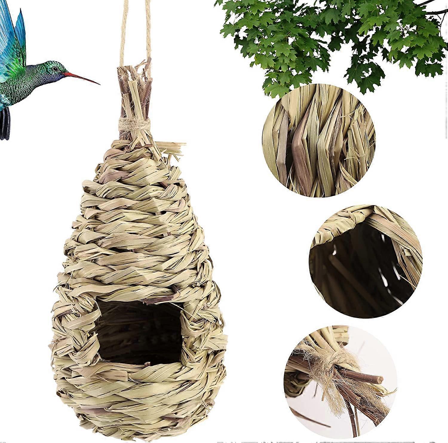 3 Pcs Bird Nest,Hummingbird House for Outside Hanging,Roosting Pouches ...