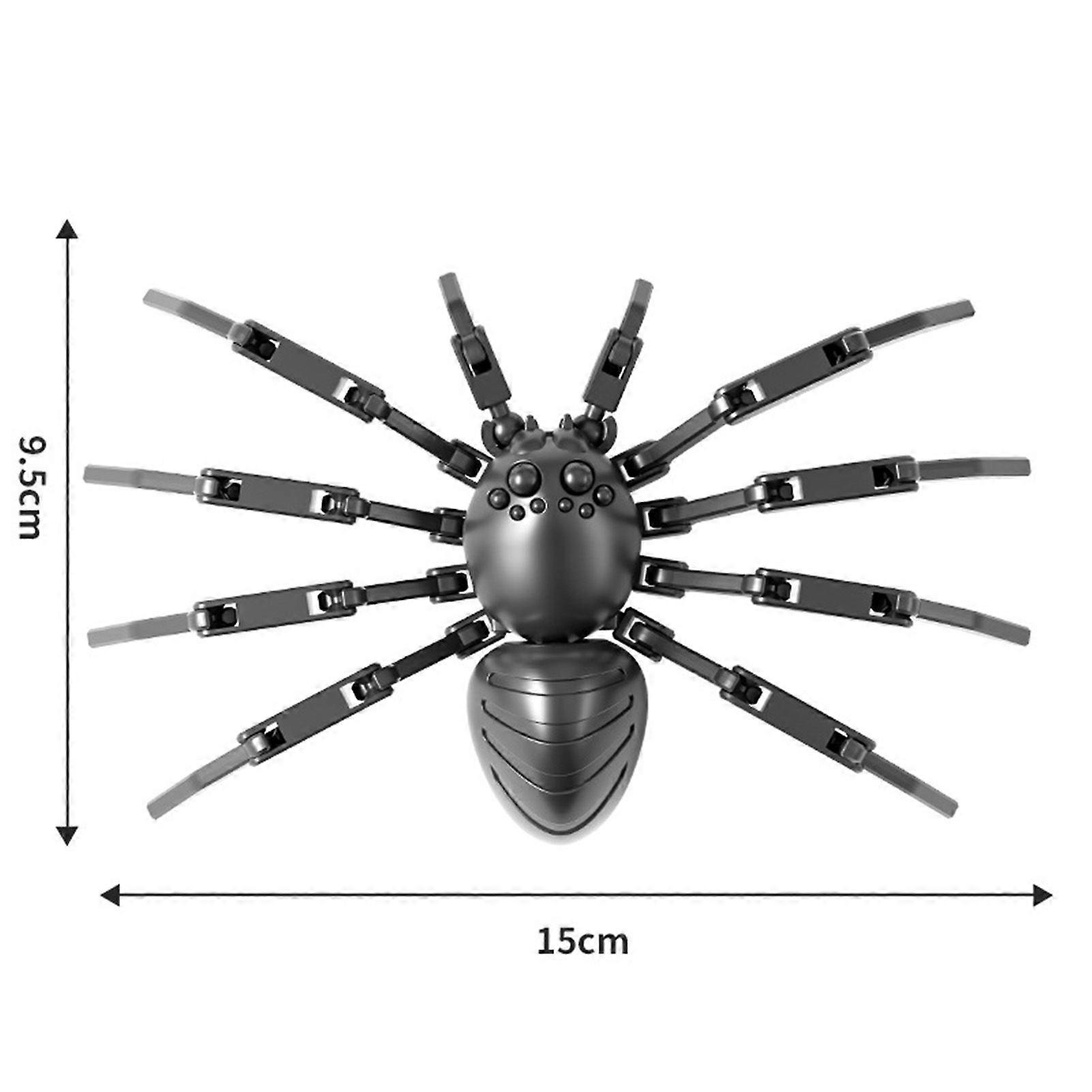 3D Colorful Giant Spider Figurine Movable Joints Spider Model Realistic ...