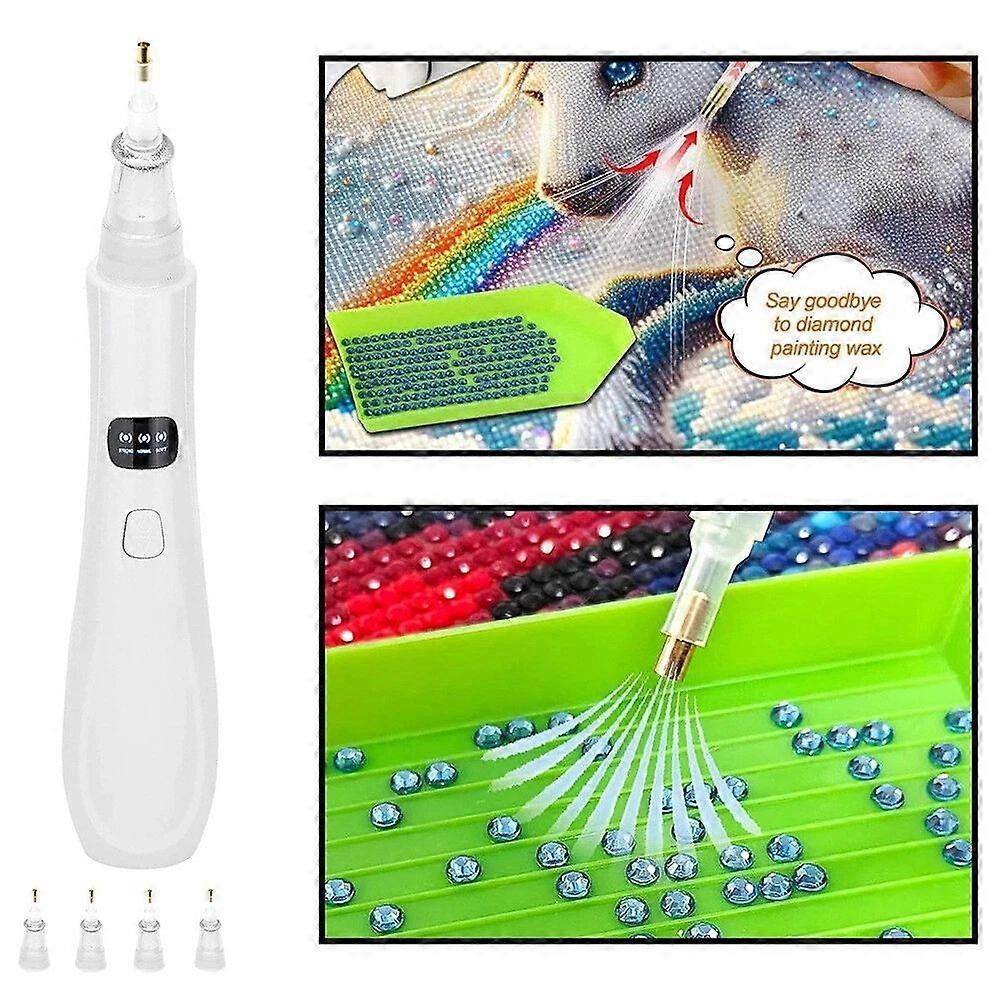 Electric Diamond Painting Pens with Vacuum PumpAdjustable Suction Mode ...