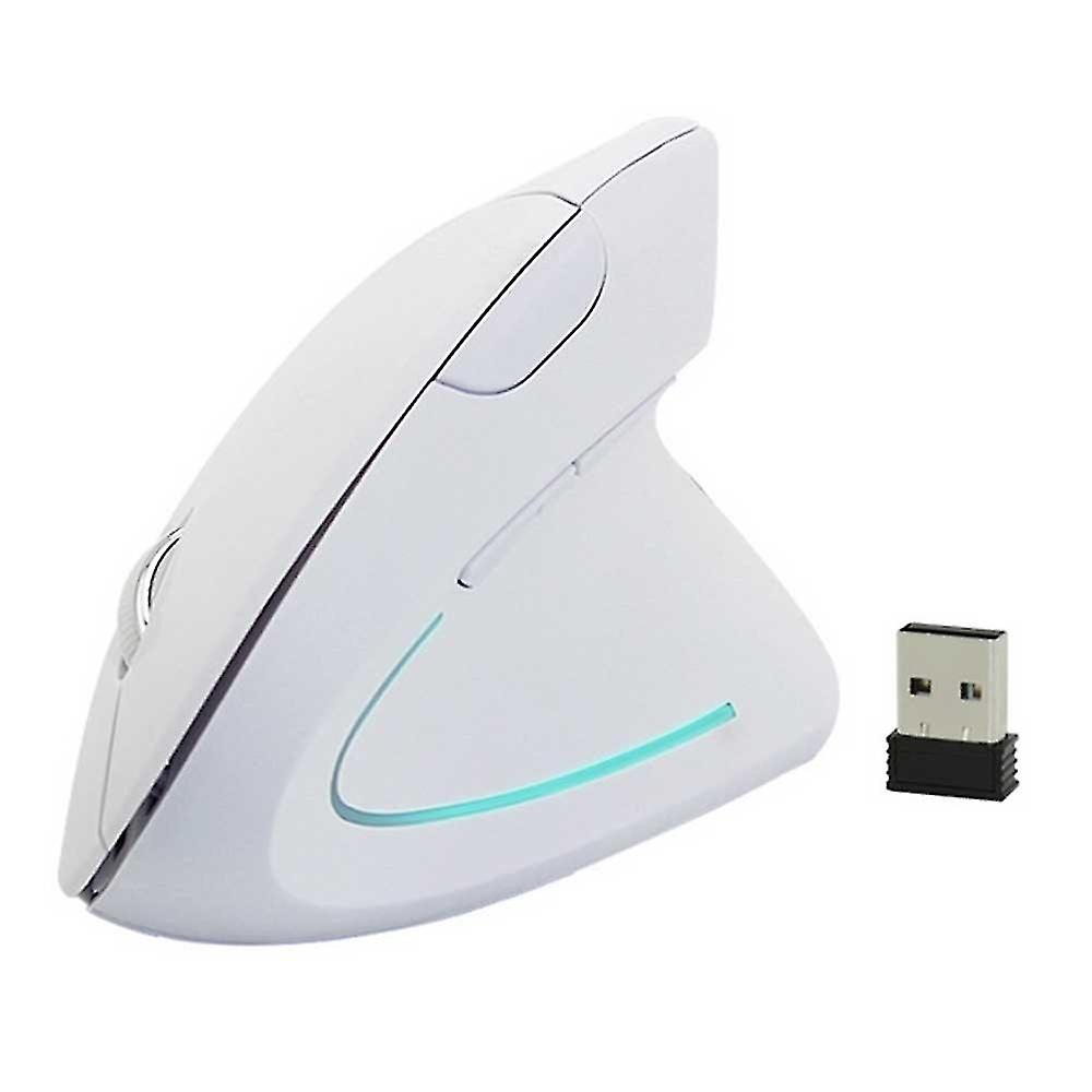 2.4g Wireless Vertical Ergonomic Optical Mouse-white | Fruugo UK