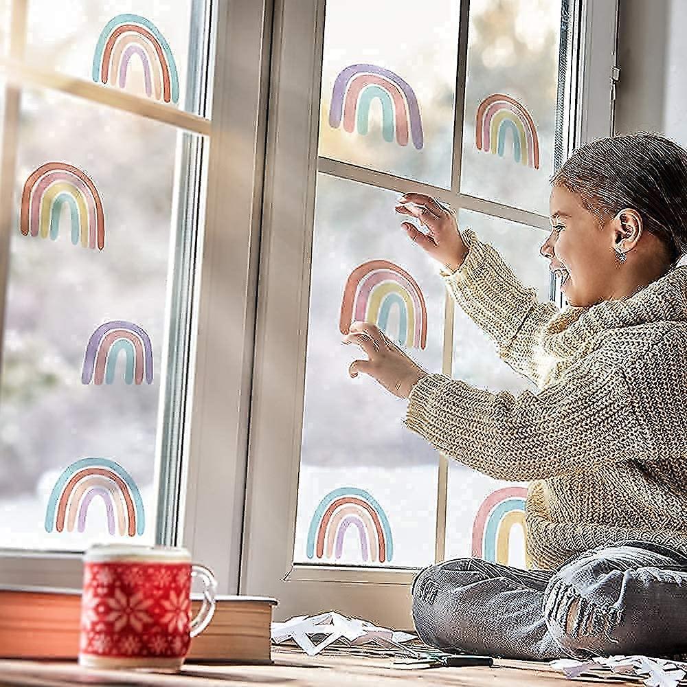 Rainbow Wall Dekaler för flicka sovrum Barn rum decor, peel och stick ...