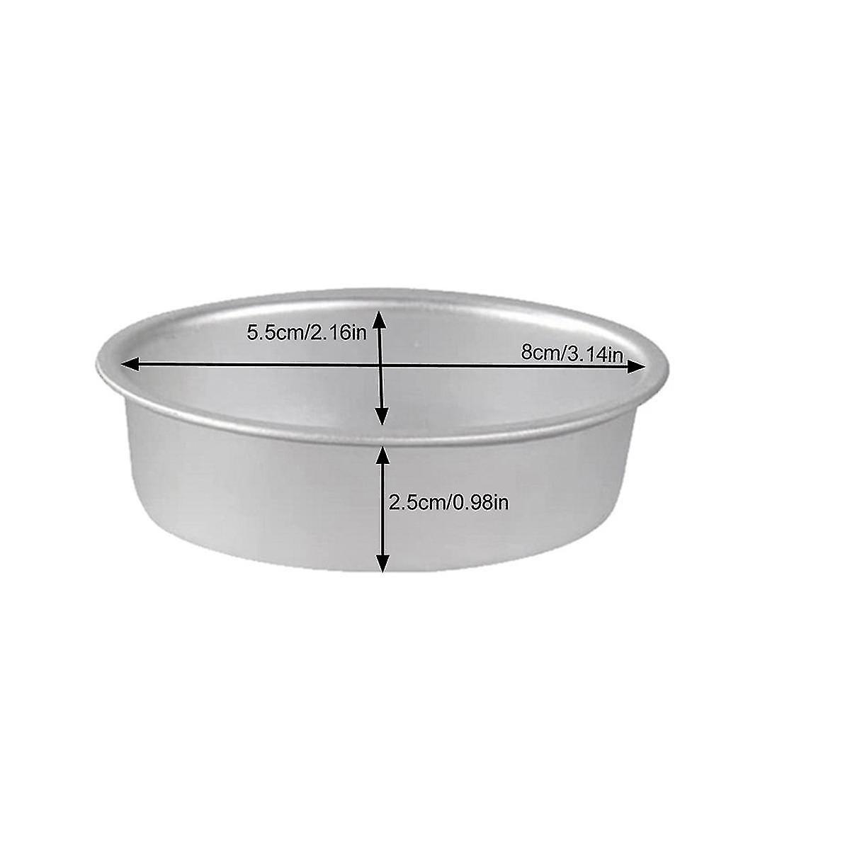 10pcs Mini Oval Egg Shape Aluminium Alloy Metal Cheese Cake Mold Bread ...