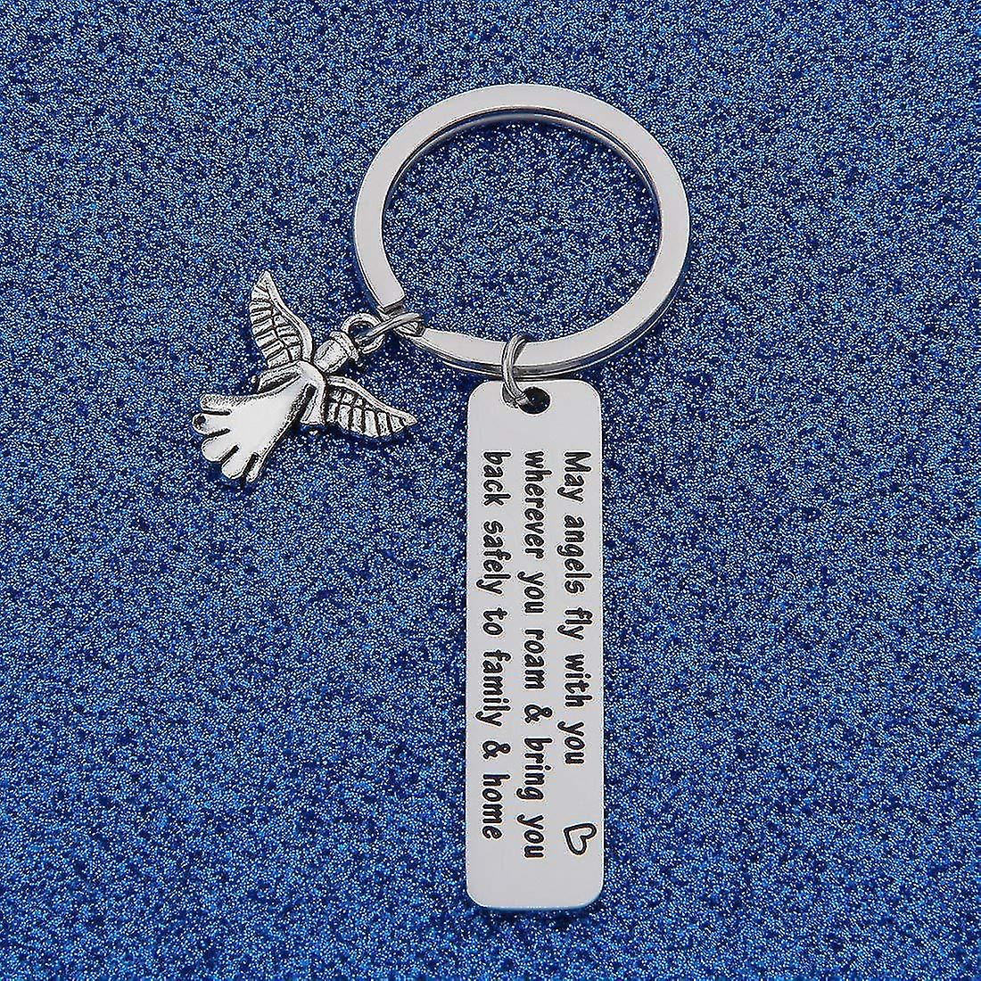 Driver Safe Gifts Keychain Guardian Angel New Driver Driving License ...