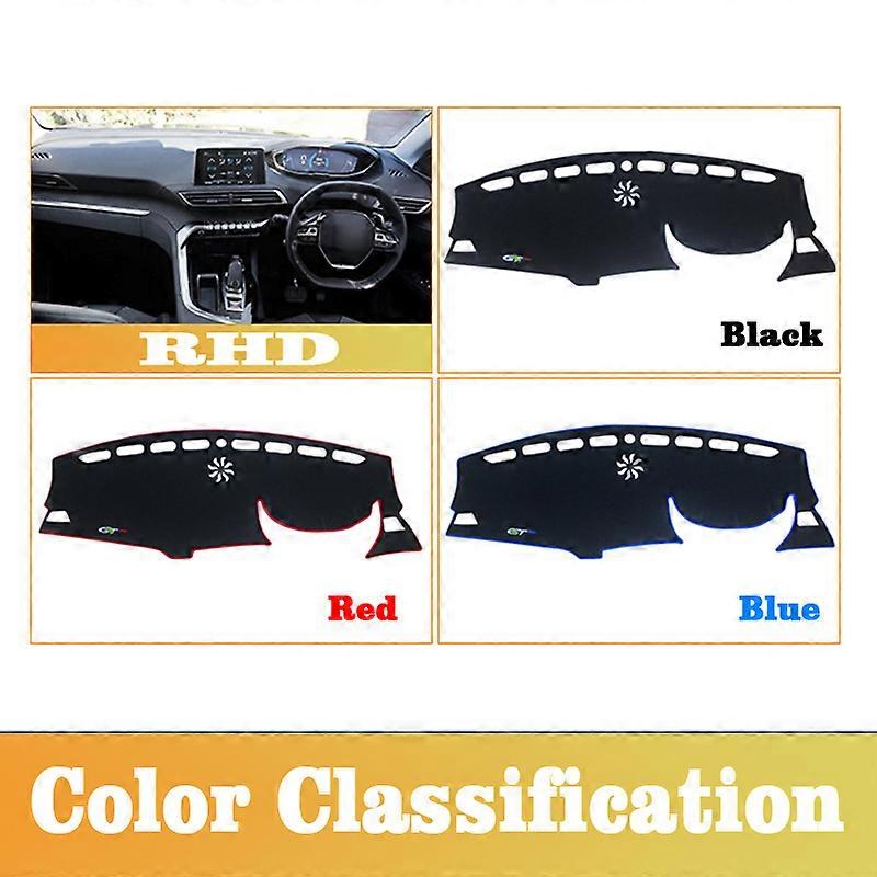 For Peugeot 3008 5008 GT Hybrid 2016 2017 2018 2019 2020 2021 2022 2023 Car Dashboard Cover ...