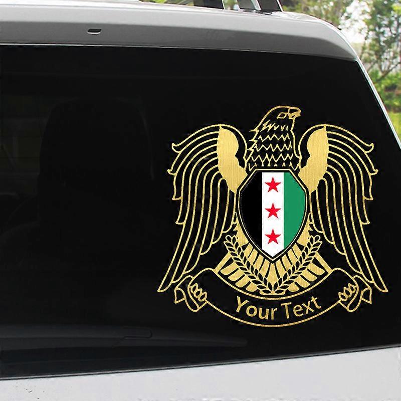 V8888 Custom Made Vinyl Decal Coat Of Arms Of Syria Car Sticker Waterproof Auto Exterior ...
