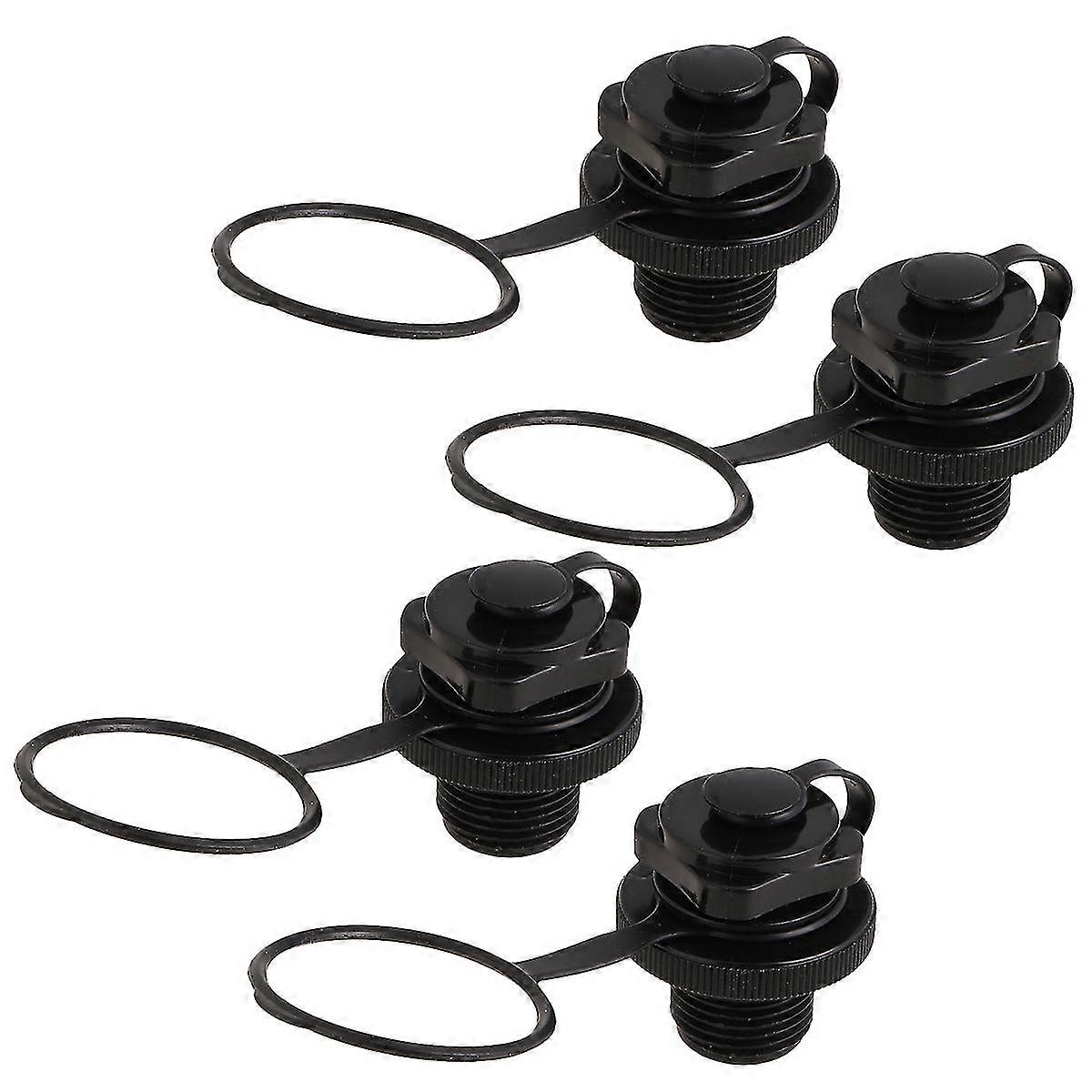 4 PCS Inflatable Kayak Kayak Nozzle Adapters Boston Valve Cap ...