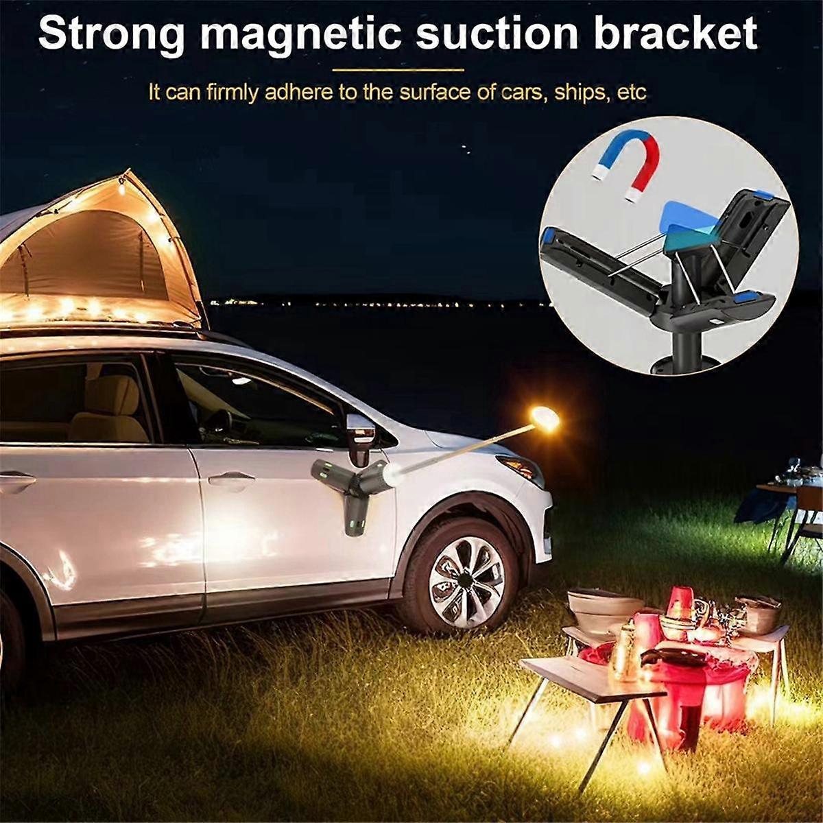 Outdoor Telescopic Camping Light 10000mAh Portable LED Work Light ...