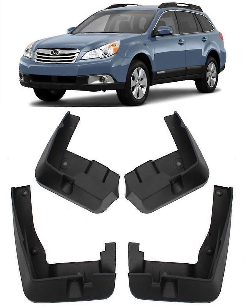 Genuine Front & Rear Splash Guards Mud Flaps FOR 2010-2014 Subaru ...
