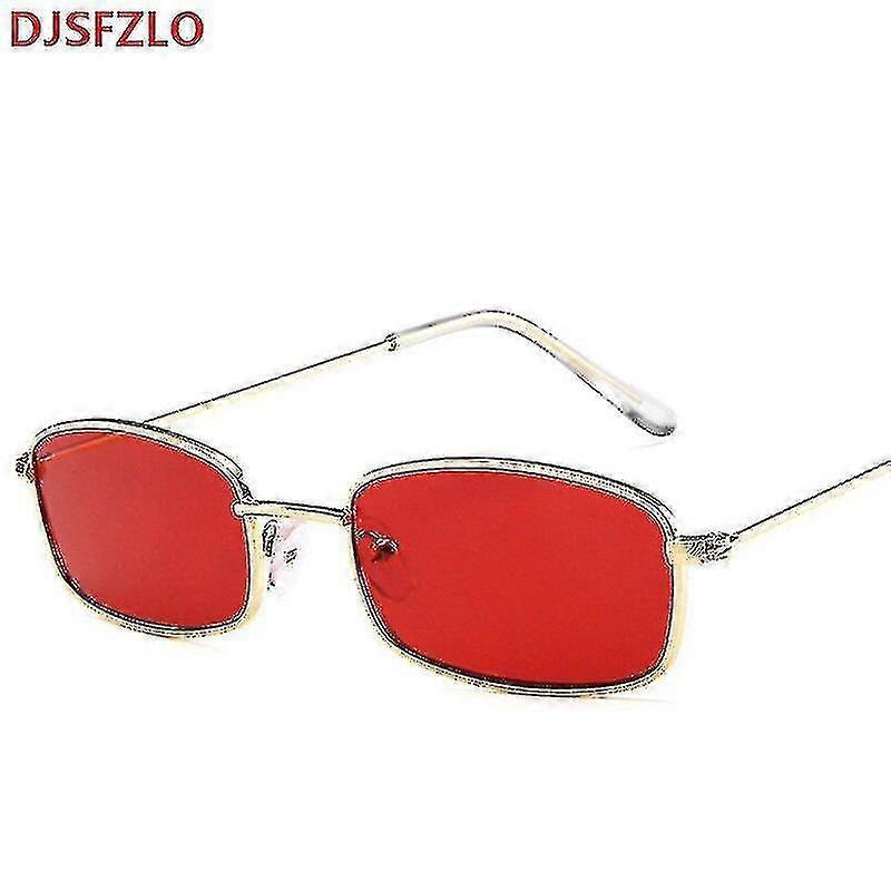 2022 New Small Rectangle Sunglasses Women Retro Brand Designer Red Sun ...