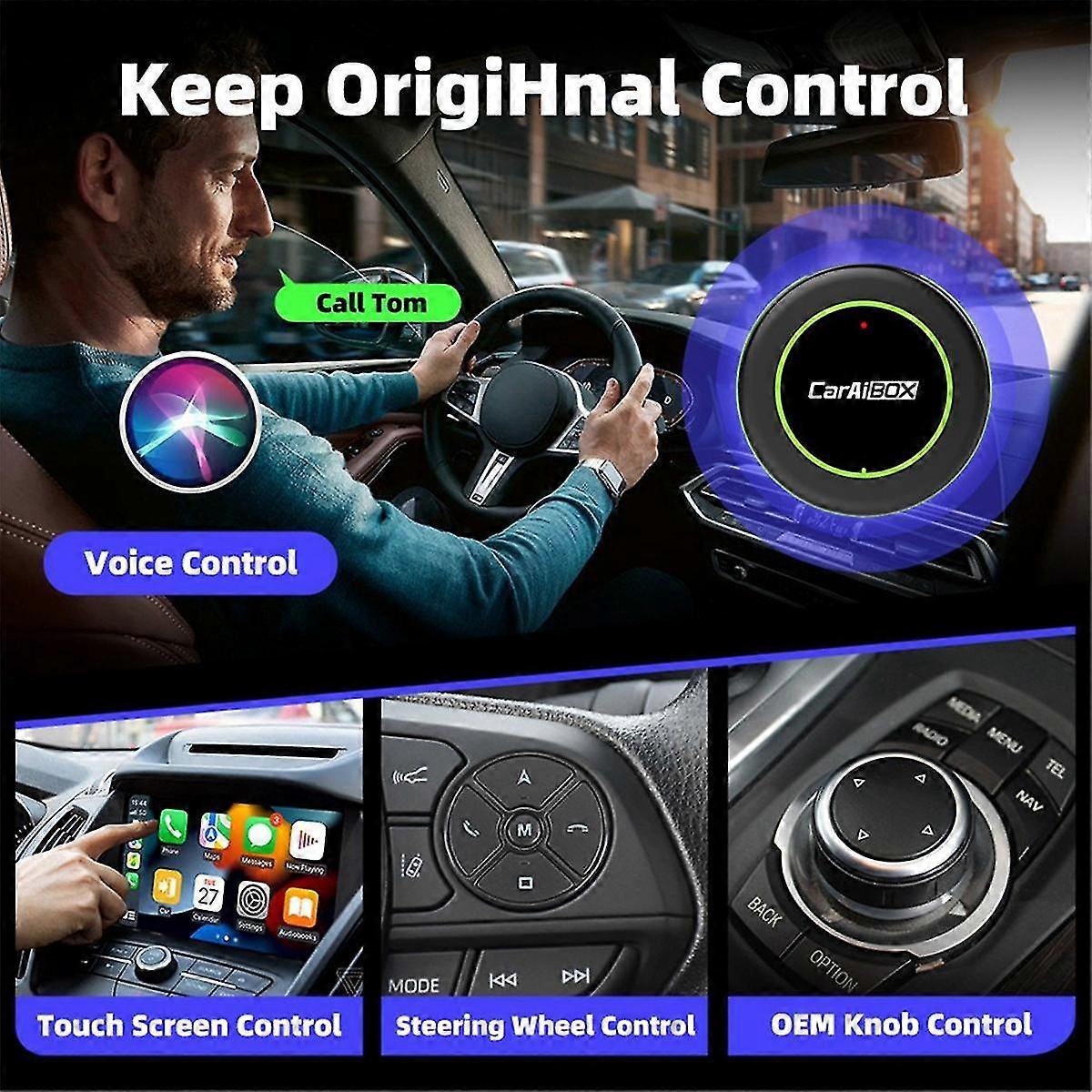 Caraibox Carplay Adapter Cablato A Wireless Carplay Screen Projection ...