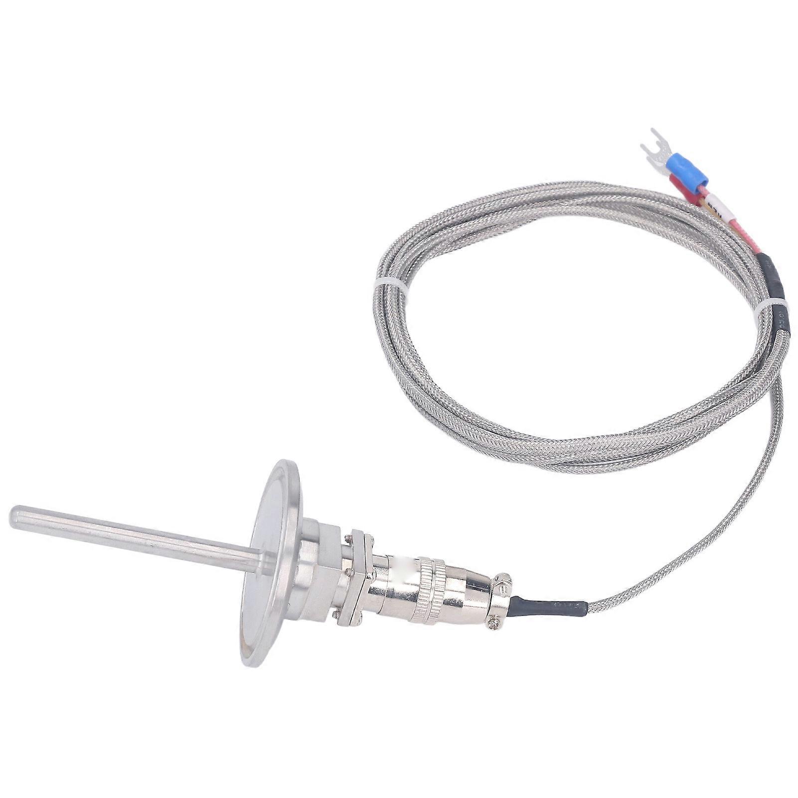 K Type Thermocouple 6mm Temperature Sensor Probe Sensing Line with ...