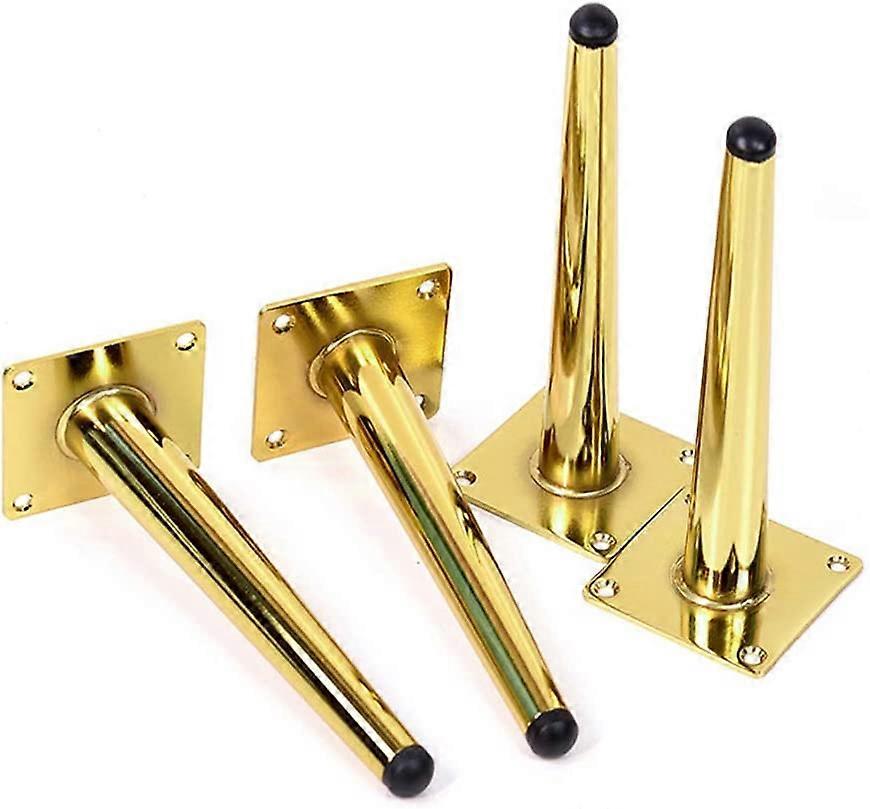 4 Pieces Oblique Table Legs Metal Cabinet Legs, Cone Furniture Legs ...