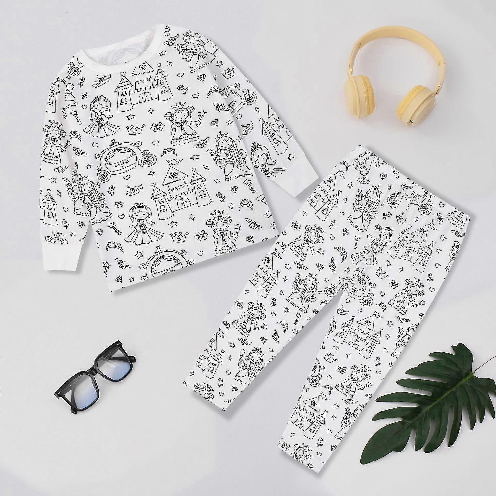 Creative Kids DIY Graffiti Pajamas Homewear Set, Colour Your Own ...