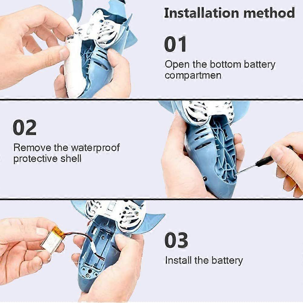 2.4GHz Remote Control Shark Boat Toy, RC Shark Boat, Radio Control ...