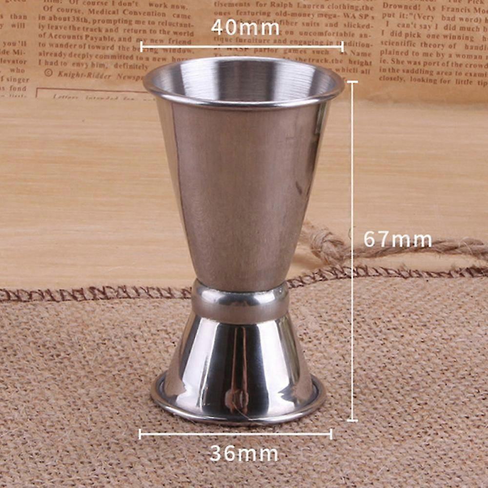 Kitchen Ounce Glass Stainless Steel Rolled Edge Mixing Glass Double ...