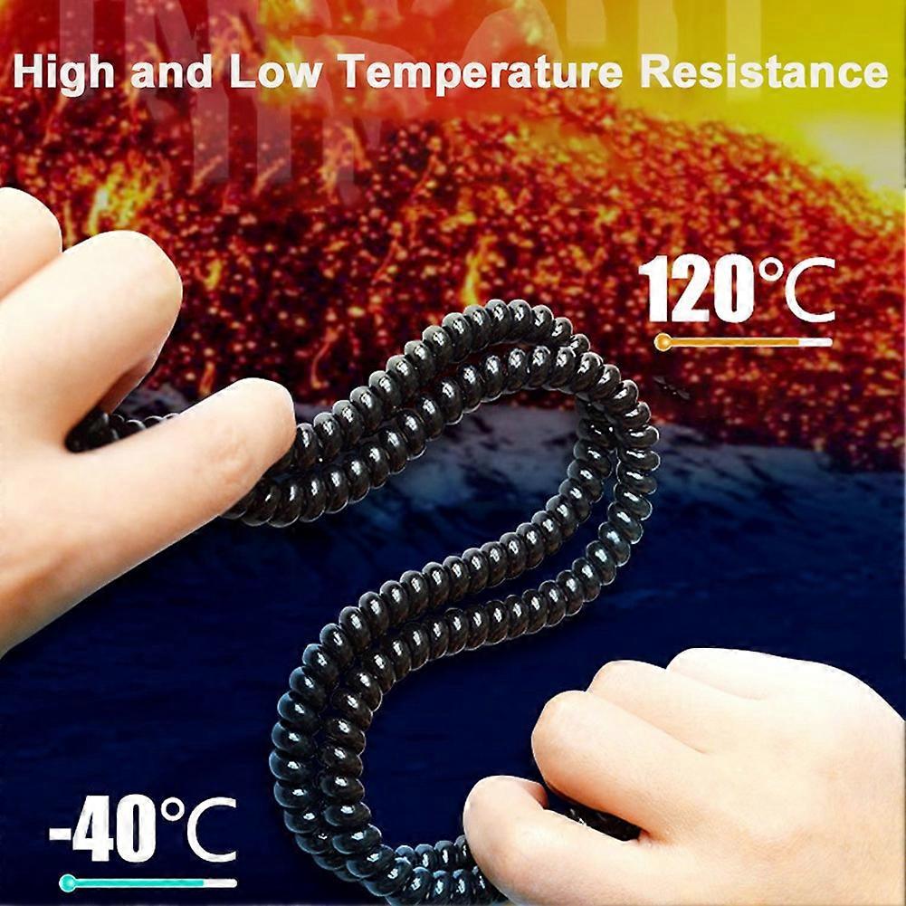 6Pcs 1M E-Bike Cable Pipe Protection Spiral Wrap Winding Cable Wire ...