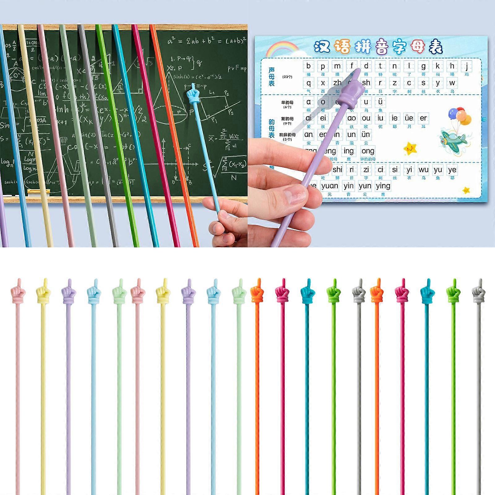 5/10Pcs Plastic Hand Pointers, Presentation Finger Pointers Teacher ...