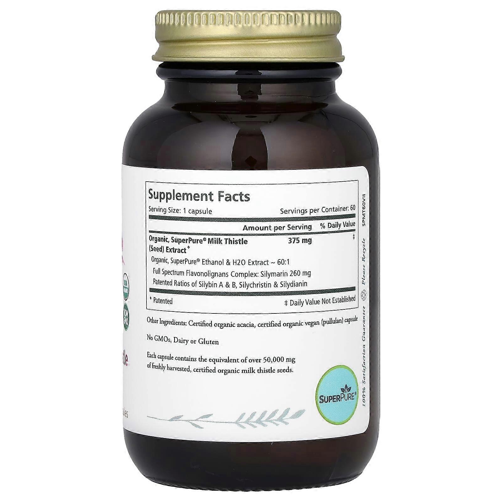 SuperPure Milk Thistle, 60 Capsules | Fruugo AU
