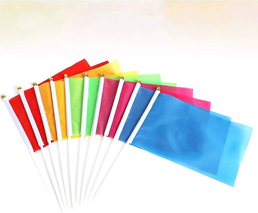 Solid Banner Small Diy Mini Banner Stick On Handheld Party Banner ...