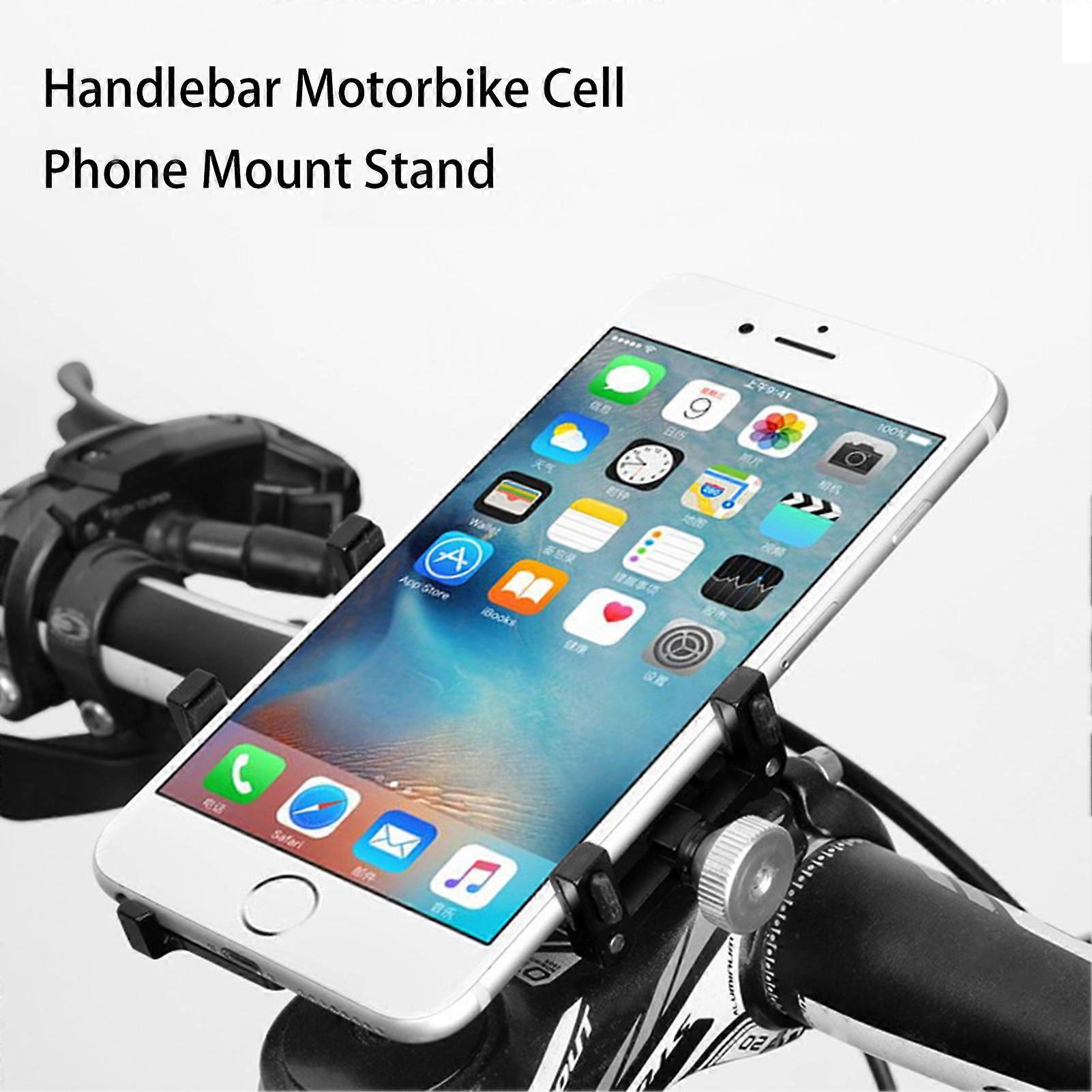 Bicycle Phone Holder Screw Mounted Adjustable Knob Anti-slip Shockproof ...