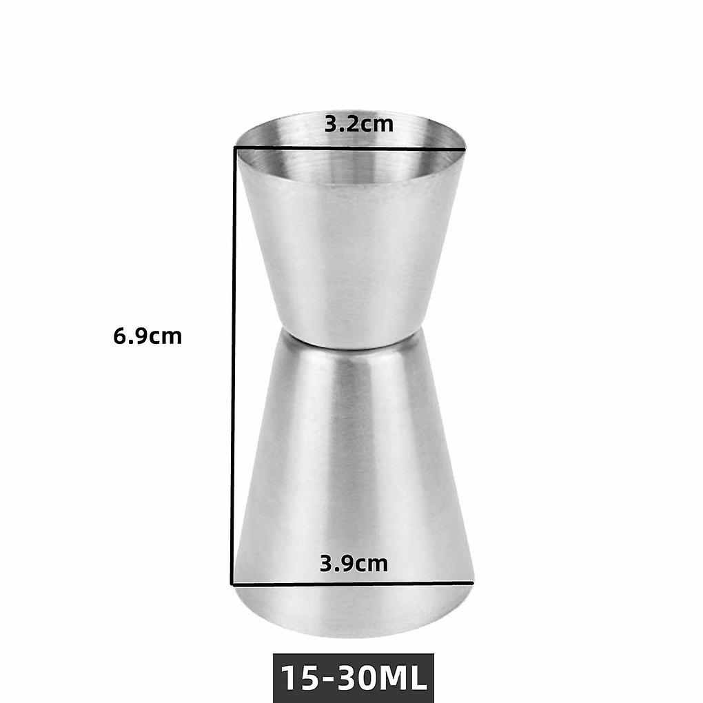 Stainless Steel Double Single Shot Measure Jigger Spirit Bar Cocktail ...
