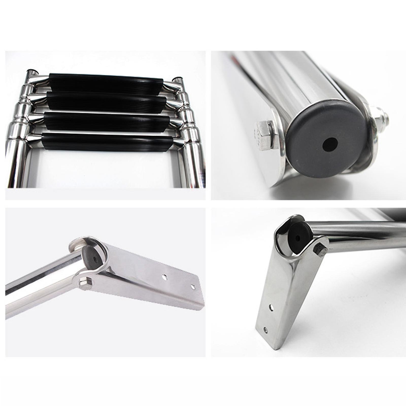Telescoping Pontoon Boat Ladder Boarding Steps Ladder for Yacht Pontoon ...