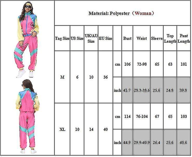 80s/90s Shell Suit Party Dress Costume, Retro Tracksuit, 90s Hip Hop ...