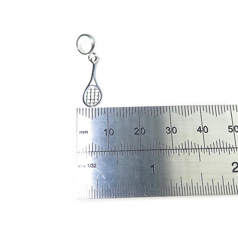 Tennis Racket Small Dangle Bead Sterling Silver Charm .925 X 1 - 6877 ...