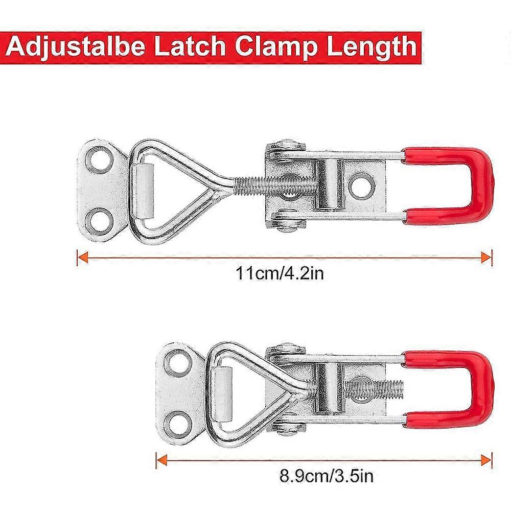 8Pack Pull Latch Clamp Latch 360Lbs Capacity Adjustable Quick Release ...