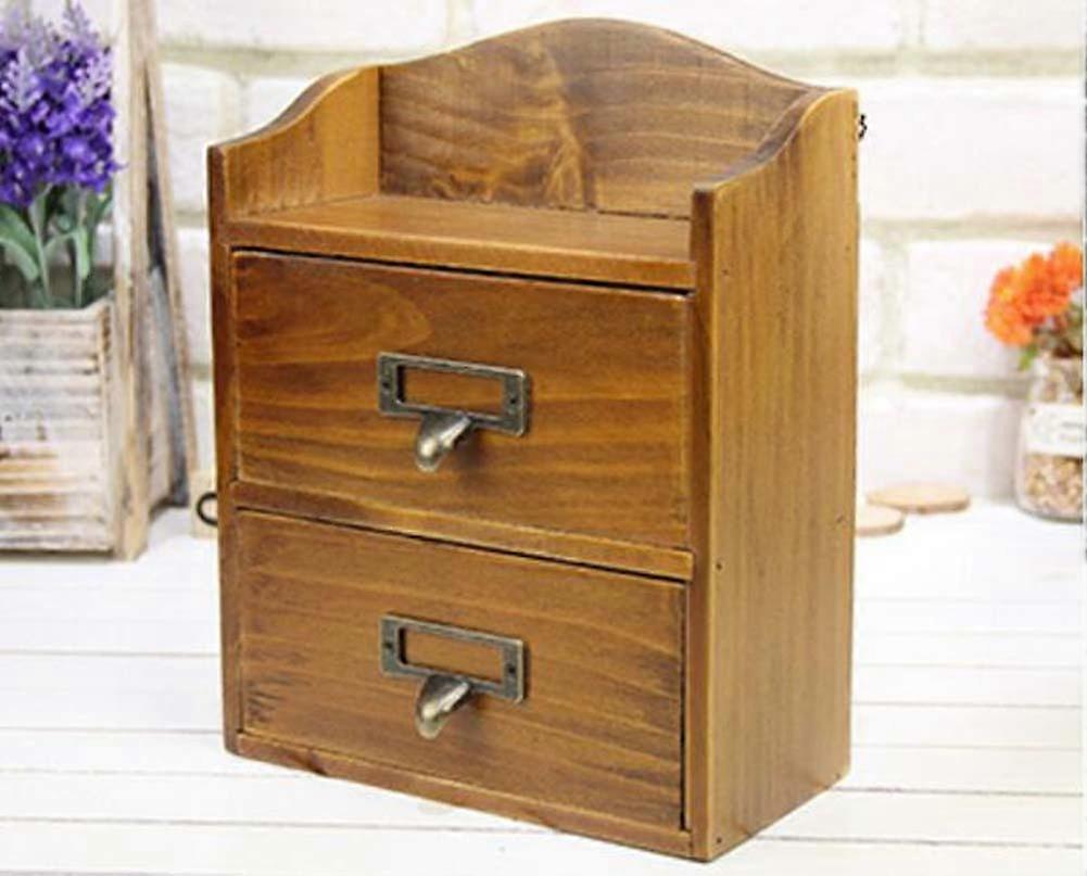 Small Lovely Natural Wood Storage Chests Desktop Container Storage ...