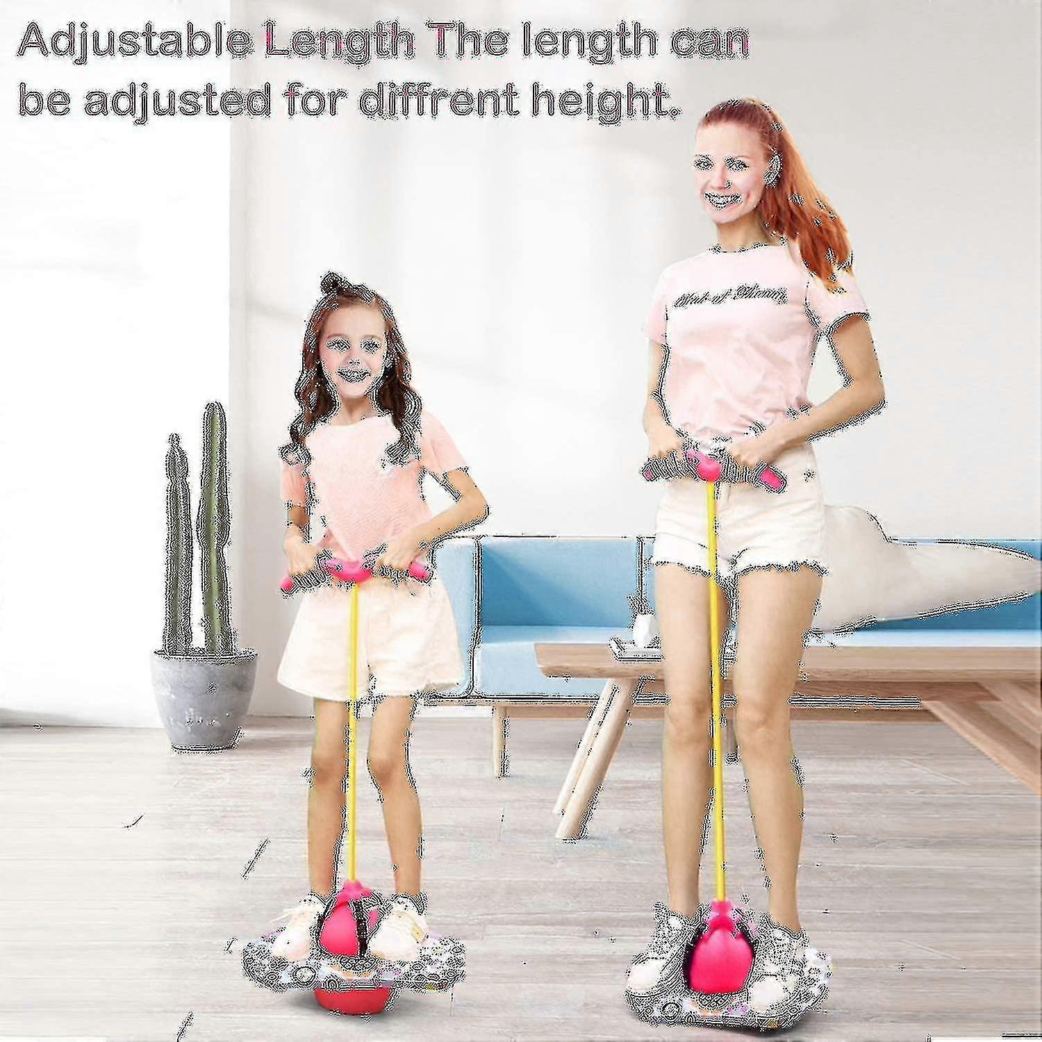 Pogo Jumping Ball Balance Board With Handle Explosion Proof Exercise ...