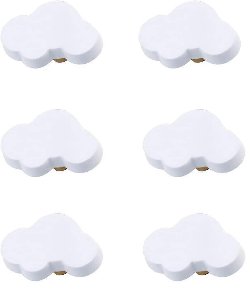 Set of 6 Cartoon Shaped Soft Rubber Drawer Knobs for Kids Girls Boys ...