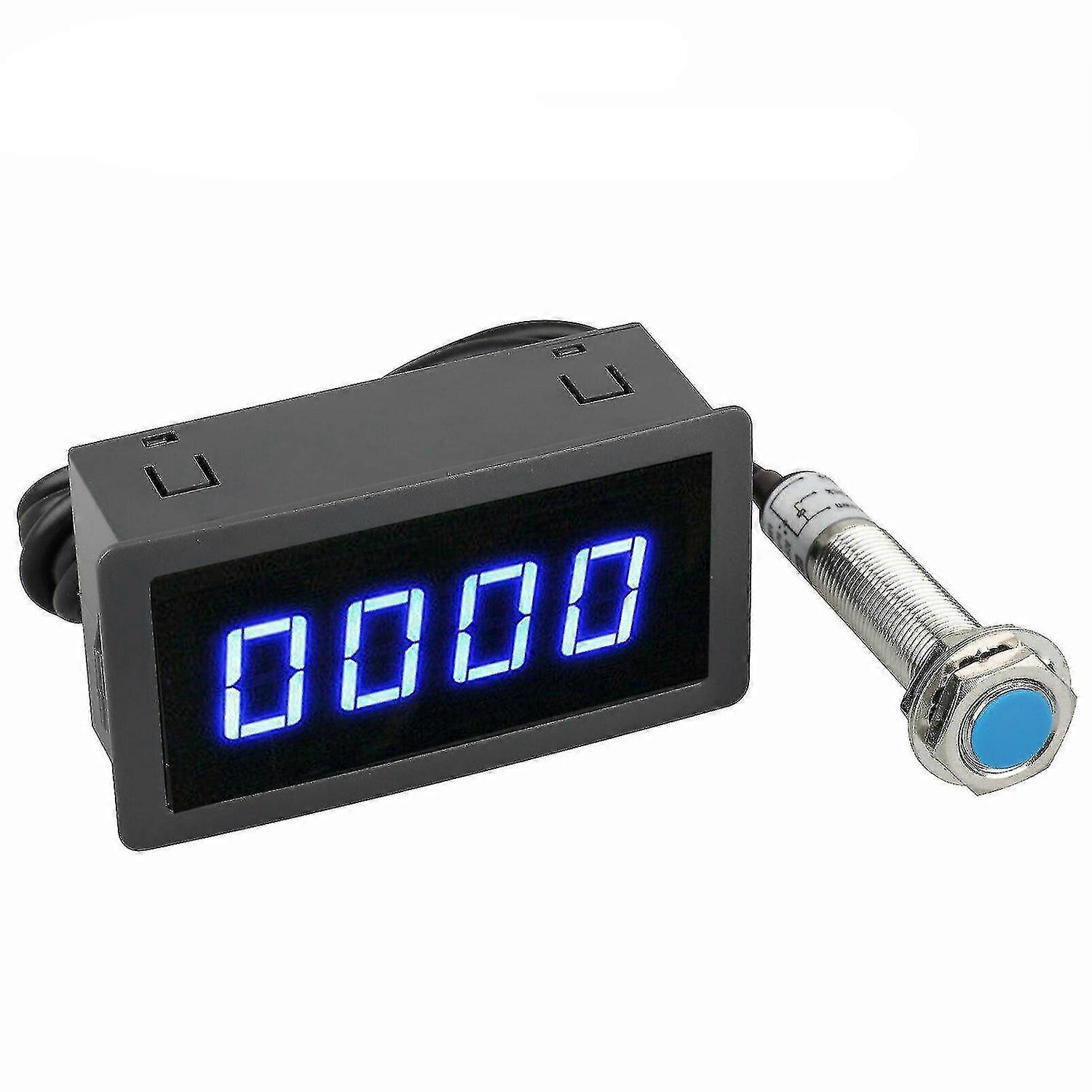 2024,4 Digital Led Tachometer Rpm Speed Meter + Hall Proximity Switch ...