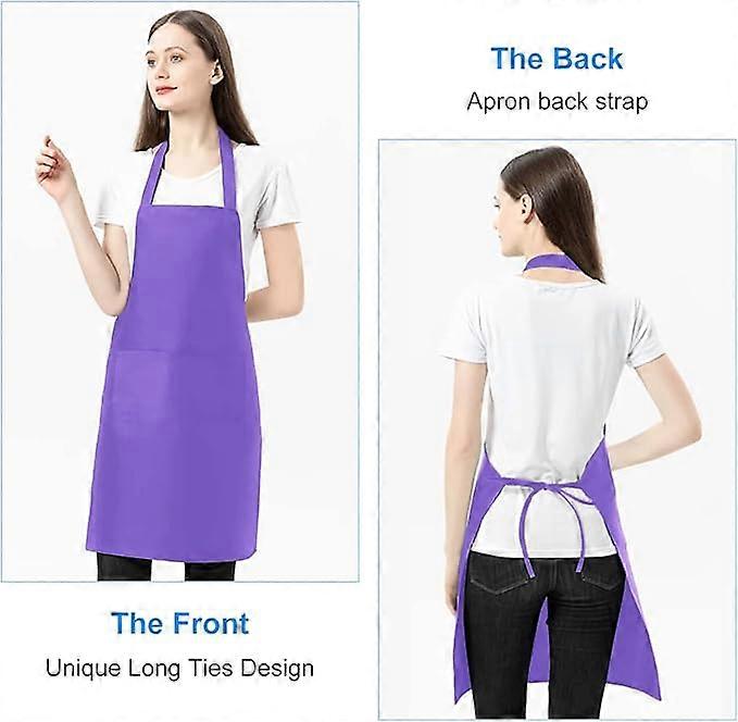 Kitchen Apron Chef Apron Professional Waterproof Cooking Apron with 2 ...