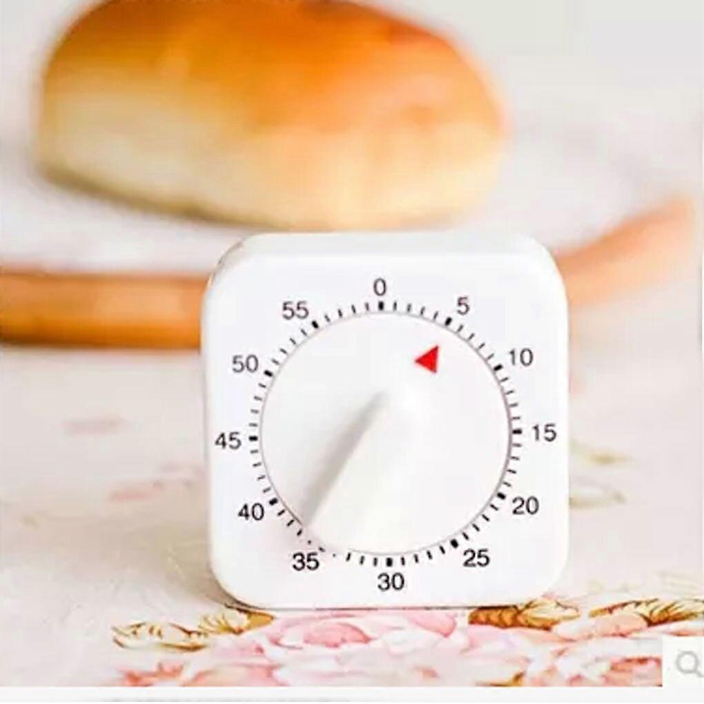 Kitchen Timer Novelty Square Shape 60 Minute Mechanical Timer Reminder ...