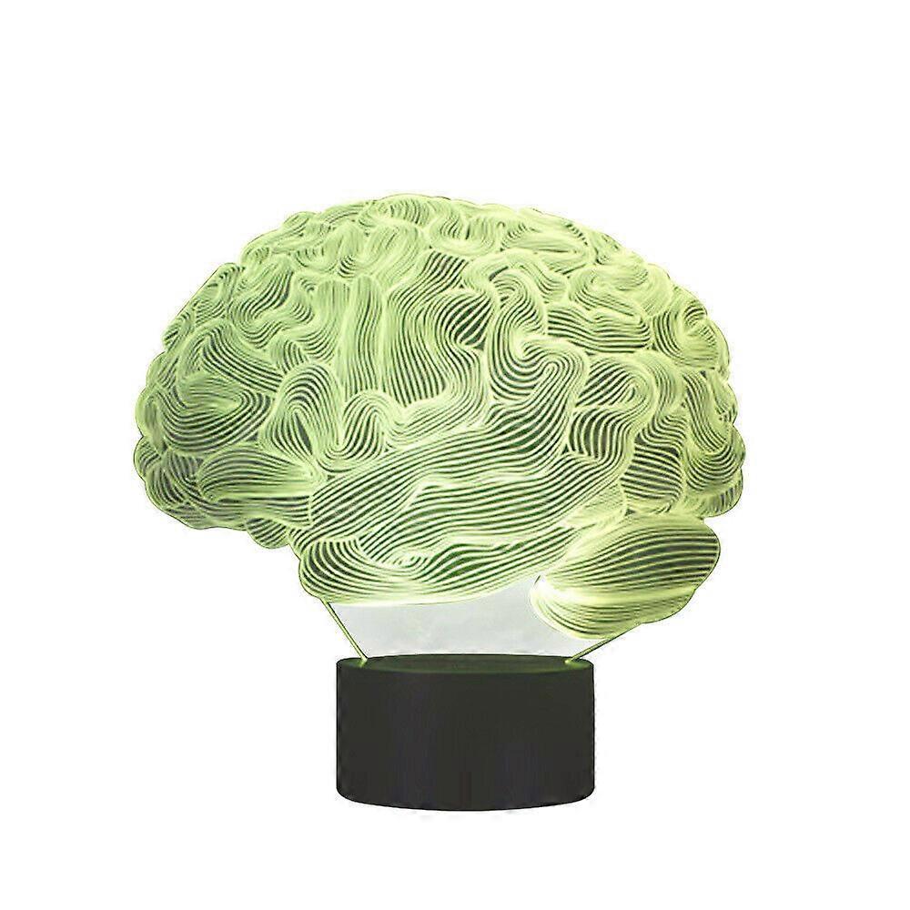 3D Human Brain -Cerebellum Model Table Lamp 7 Color Changing LED Night ...