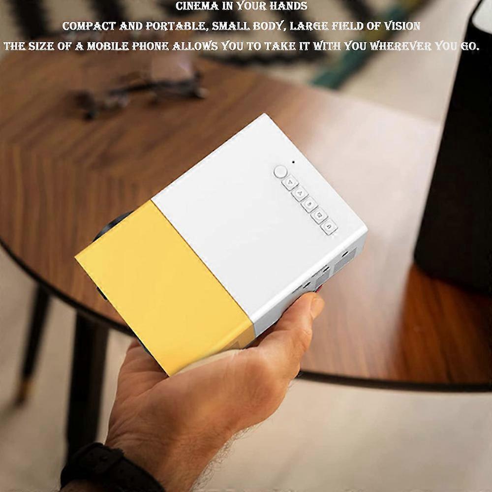 Mini Projector Mobile Phone, Small Projector 1080P Full HD Supports ...