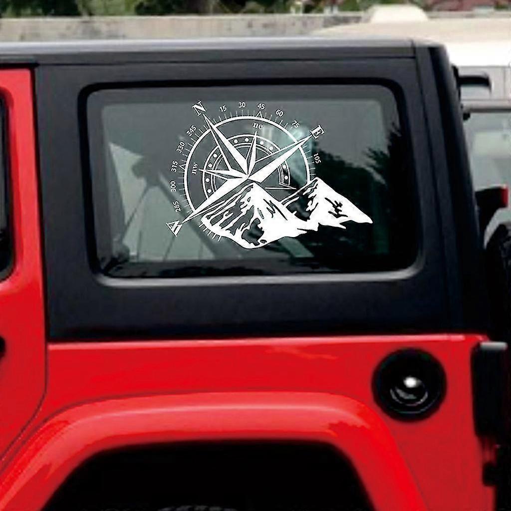 48*34cm Off-road Compass Car Sticker Rose Navigate Vinyl Sticker Decal ...