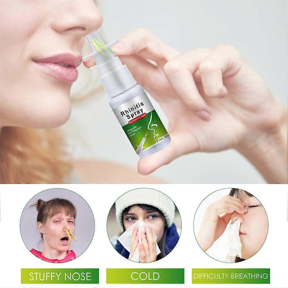 2PCS NEW Rhinitis Nasal Spray Natural Fast Relief Nasal Spray Sneezing Sinusitis Snoring ...