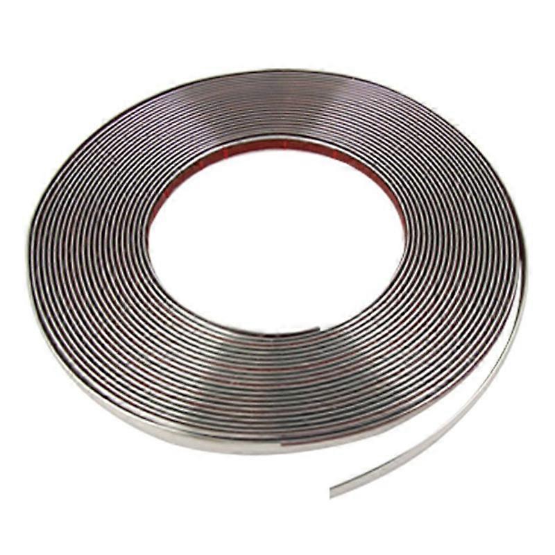 5 Meters 6mm 10mm 12mm 15mm 20mm 30mm Auto Chrome Moulding Trim Strip ...