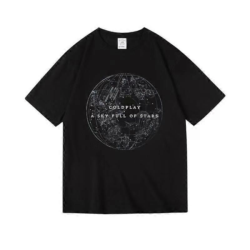 Coldplay T Shirt Sky Full Of Stars Coldplay Shirt (Black) | Fruugo UK
