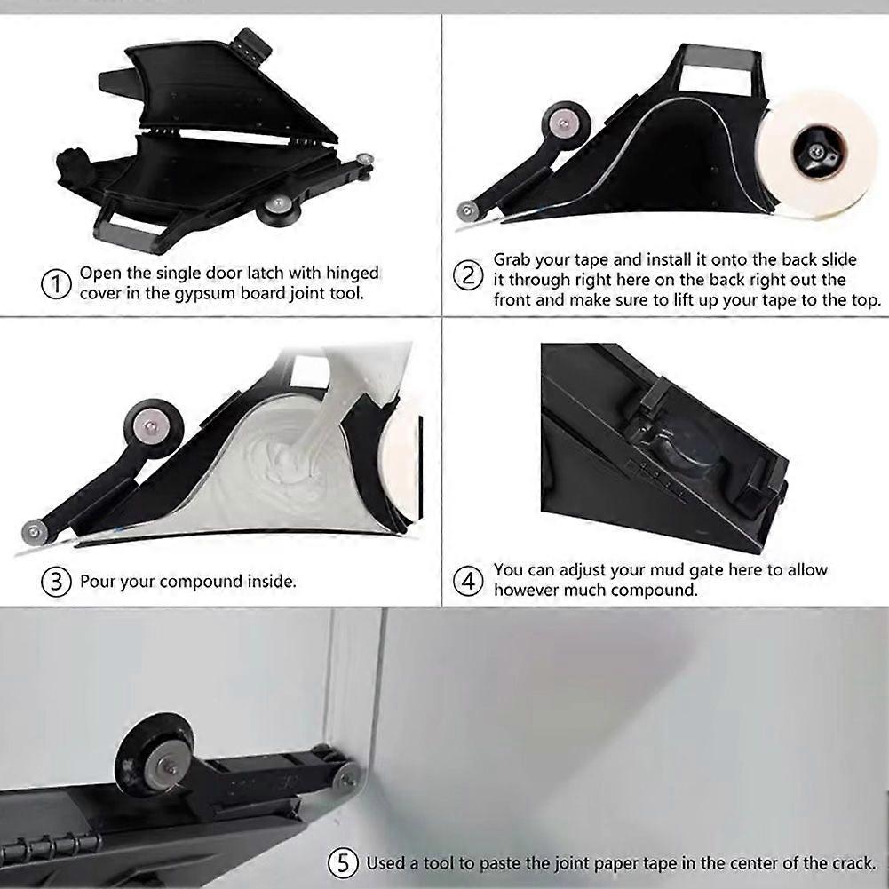 Compact Taper Tool Drywall Banjo Applicator - Wall Repair Taping ...
