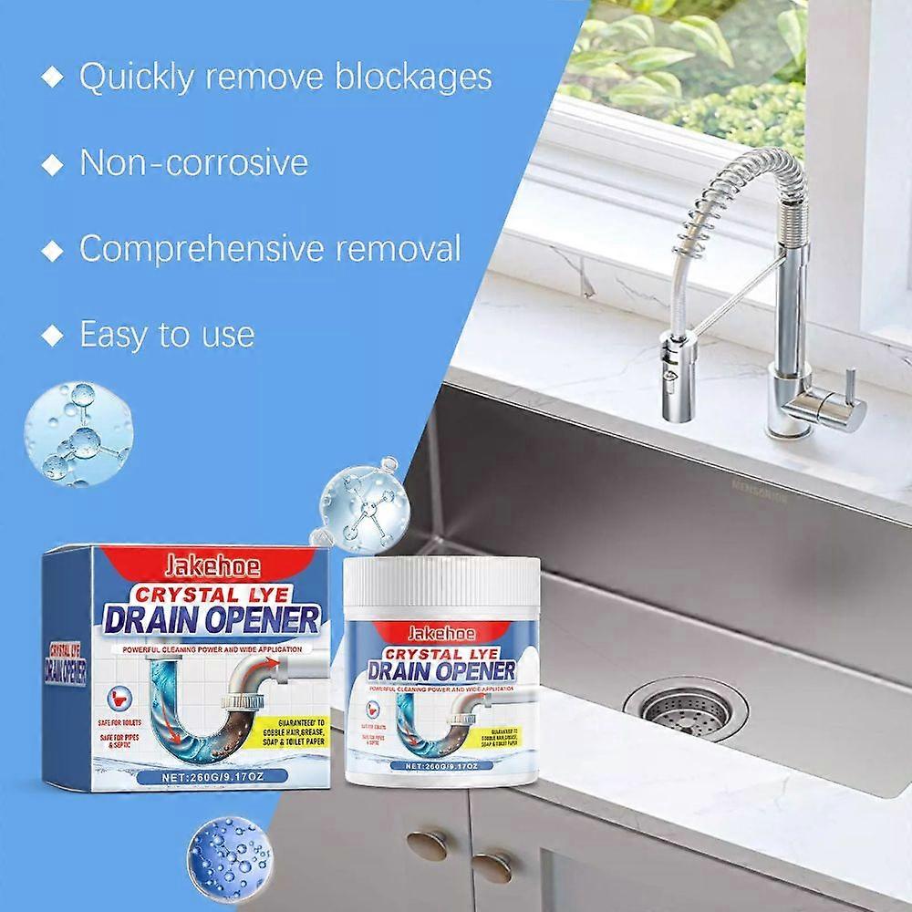 Drain Unblocker, Powerful Pipe Dredge Agent, Sink Unblocker 260g ...